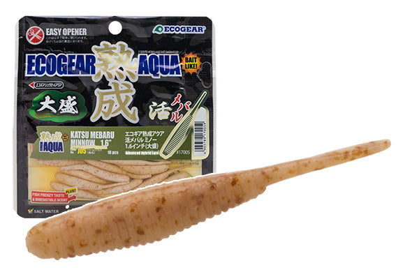 JUKUSEI AQUA Katsu Mebaru Minnow 1.6inch (AGED AQUA) - ECOGEAR – MINAMI